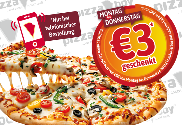 Pizzaboy Dormagen - Lieferservice. Aktionen online bestellen