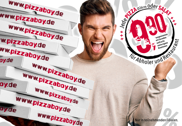 Pizzaboy Wiesbaden - Lieferservice. SPECIAL DEAL online bestellen